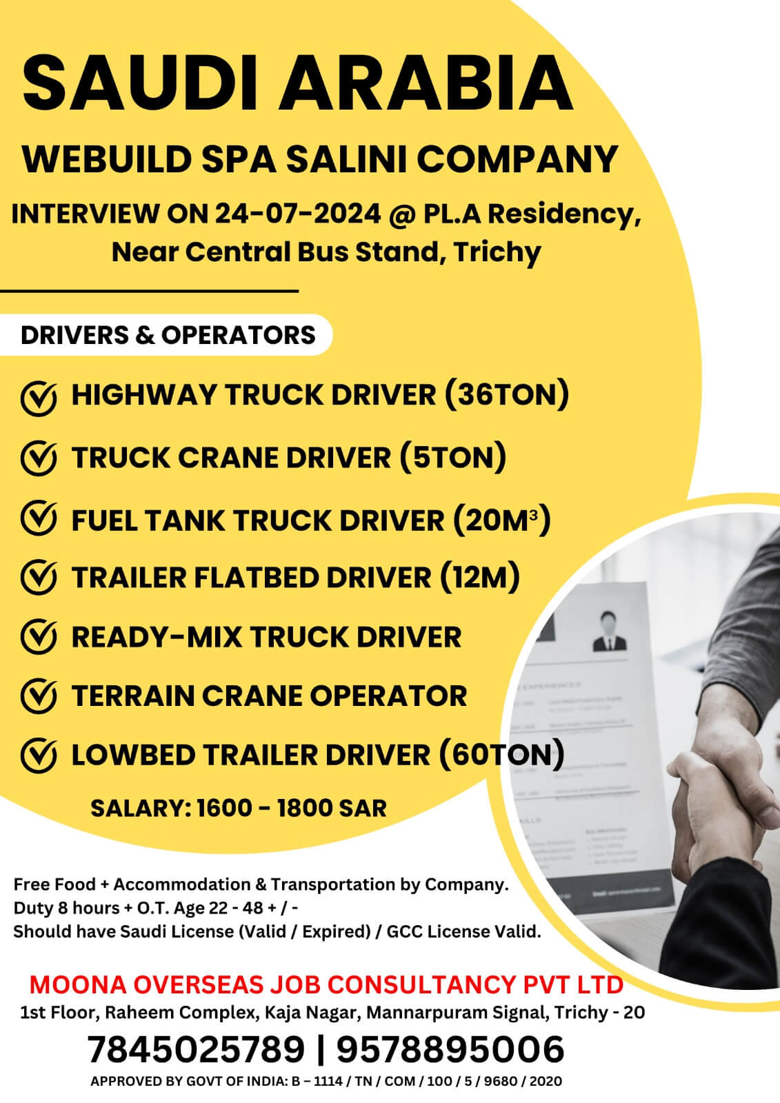 SAUDI ARABIA WEBUILD SPA SALINI COMPANY VACANCY