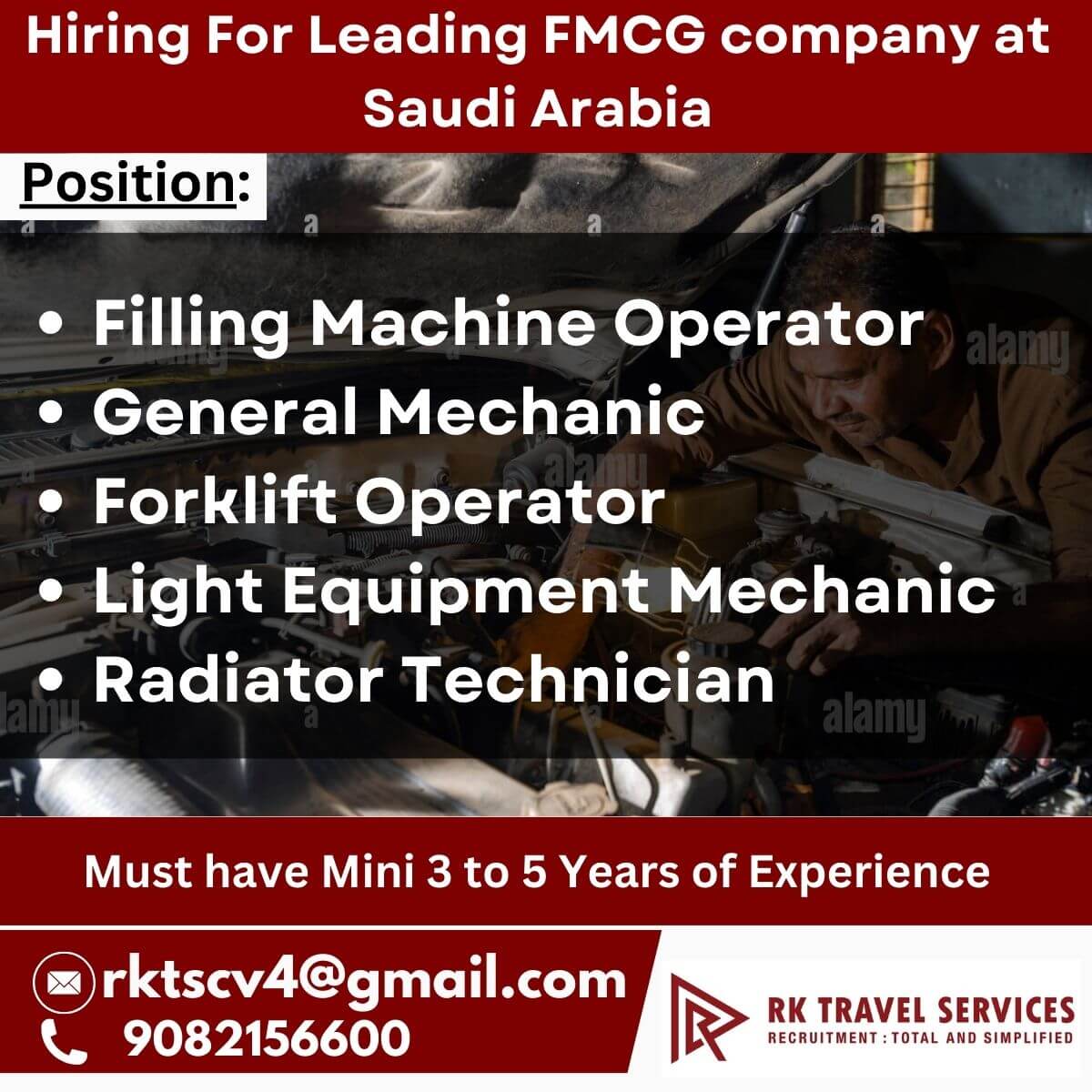 HIRING FOR LEADING iNFRASTRUCTURE COMPANY IN KSA