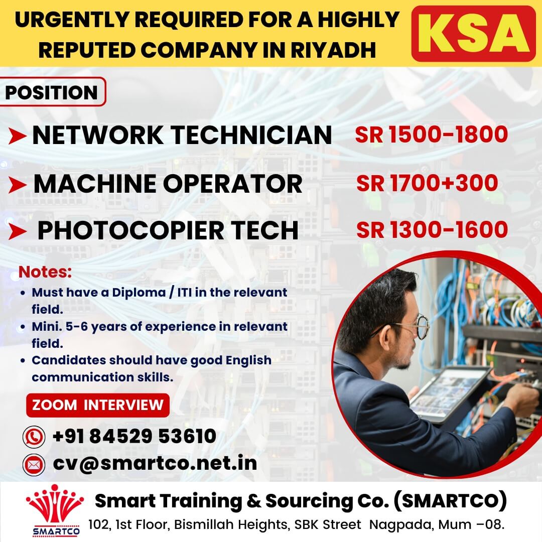 URGENTLY REQUIRED FOR OMAN A HIGHLY REPUTED FACILITY MAINTENANCE CO.