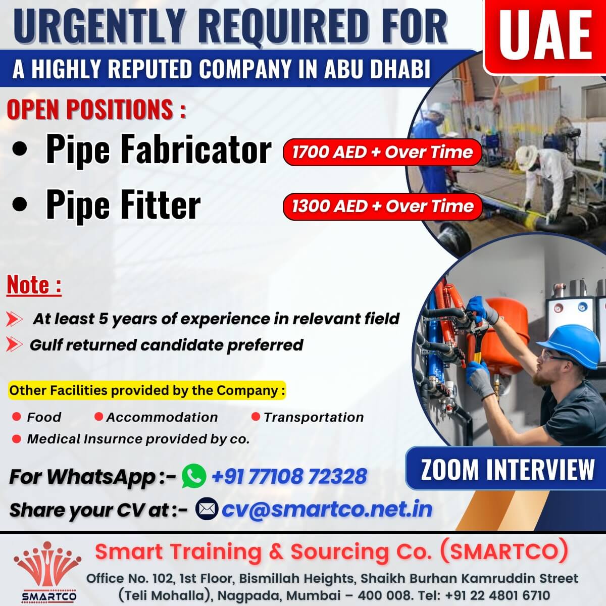 URGENTLY REQUIRED FOR OMAN A HIGHLY REPUTED FACILITY MAINTENANCE CO.