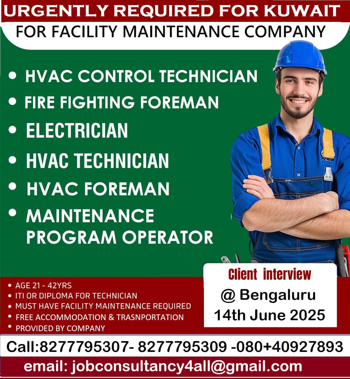 CLIENT INTERVIEW - MAINTENANCE COMPANY IN KUWAIT