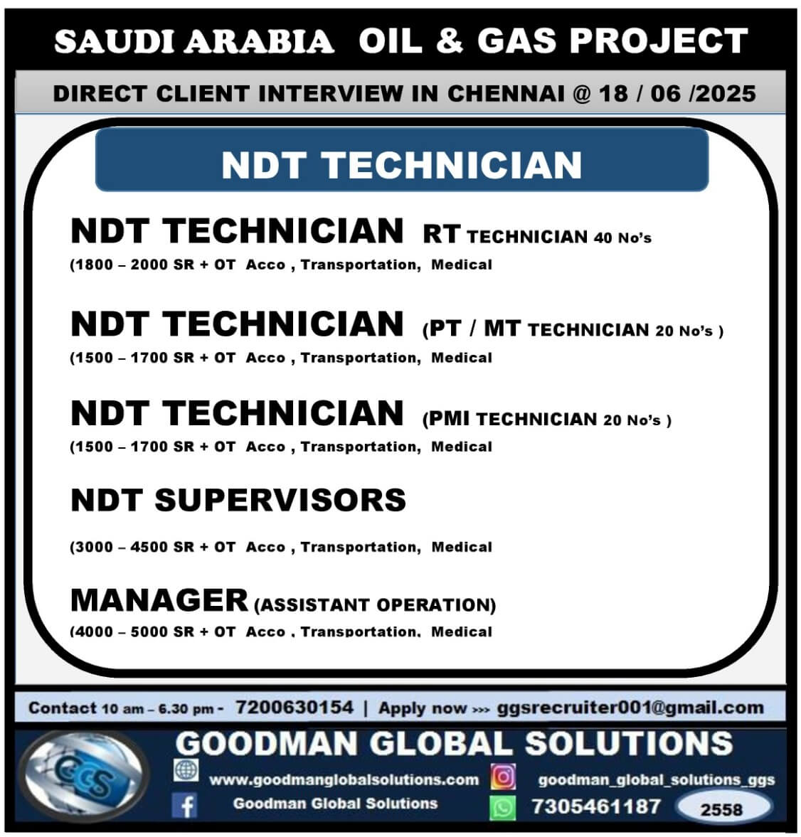SAUDI ARABIA OIL AND GAS PROJECT(LONG TERM) DIRECT CLIENT INTERVIEW @18 ...