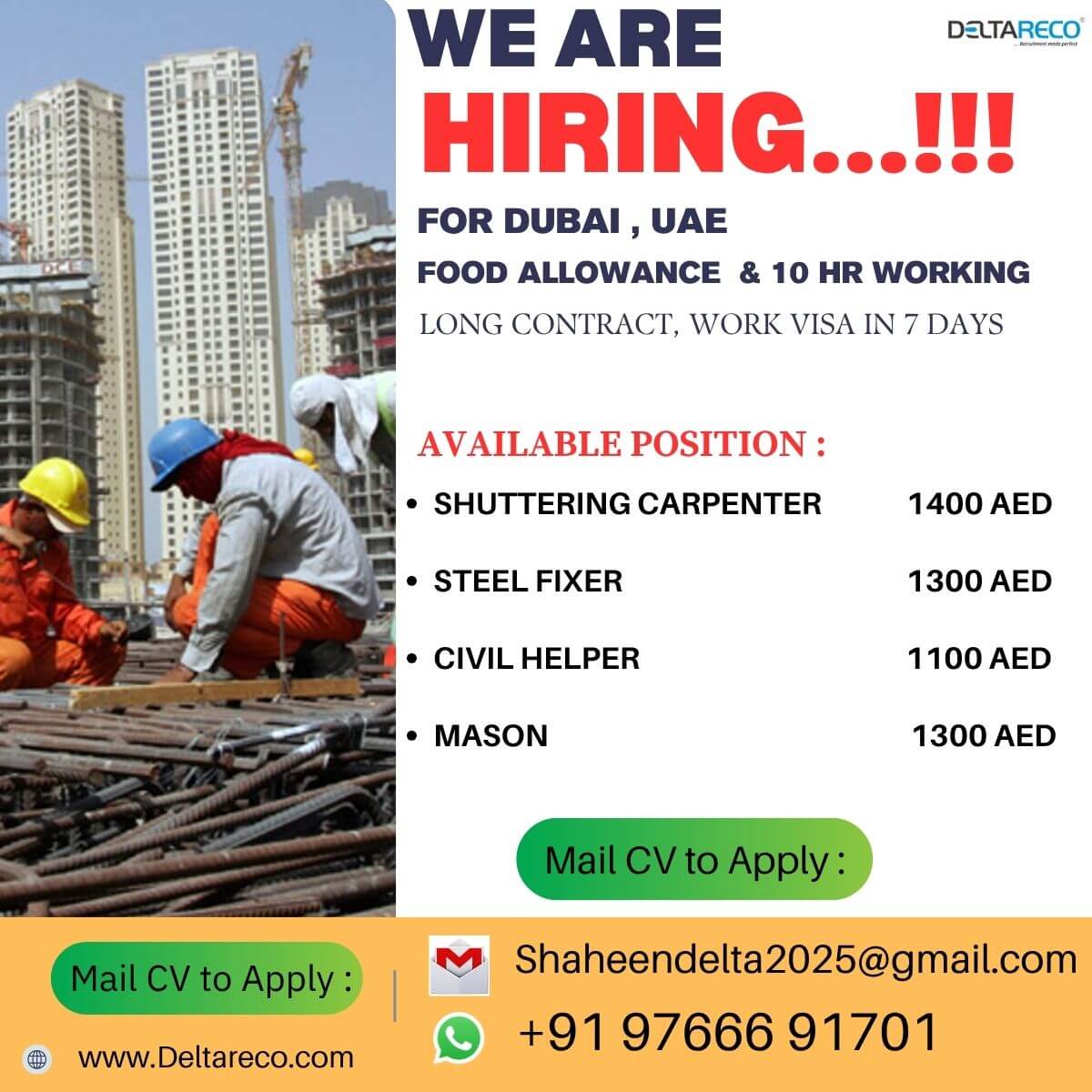 Get all the Job Postings of Employer DELTA RECRUITMENT CONSULTANTS ...