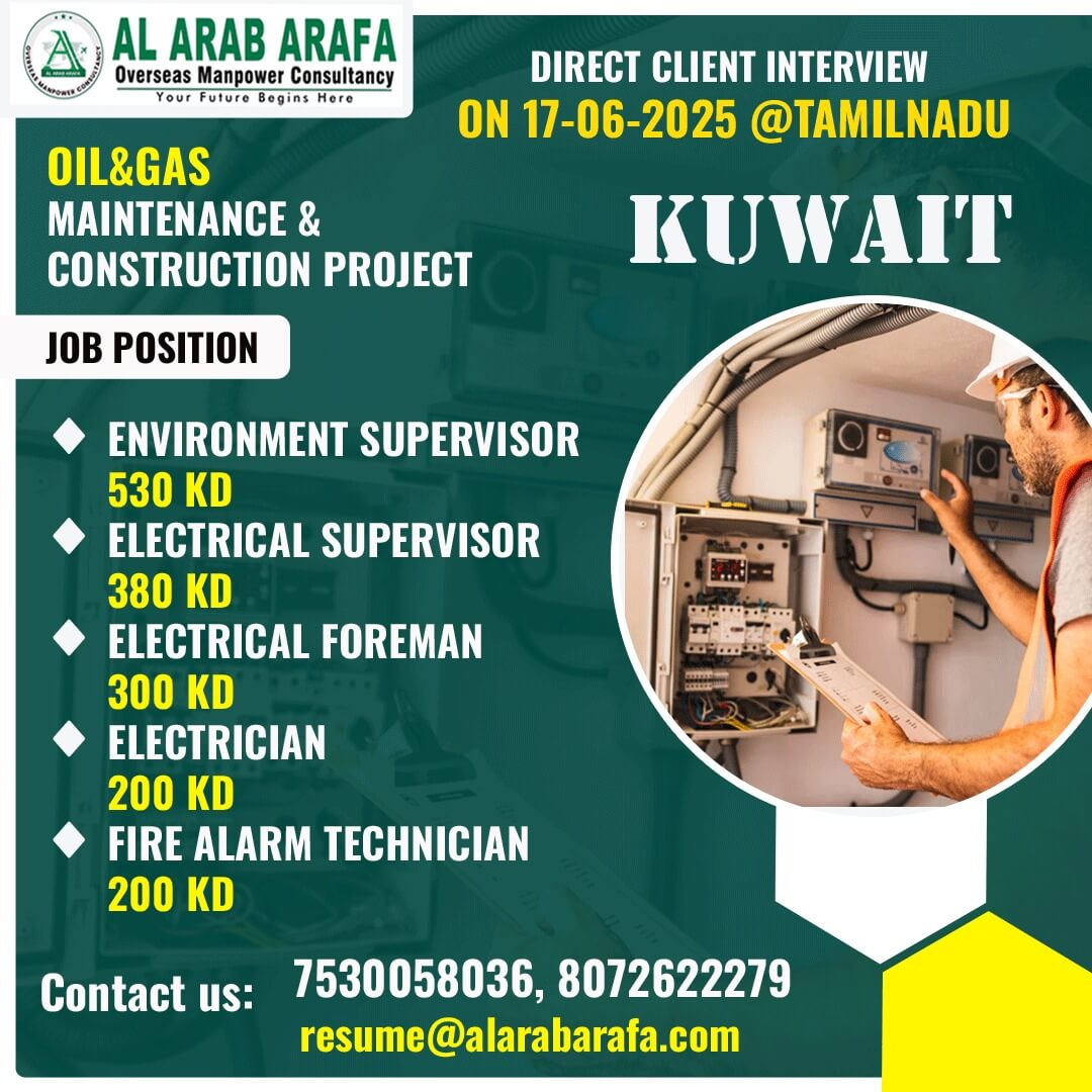 DIRECT CLIENT INTERVIEW ON 17.06.2025 @ TAMILNADU