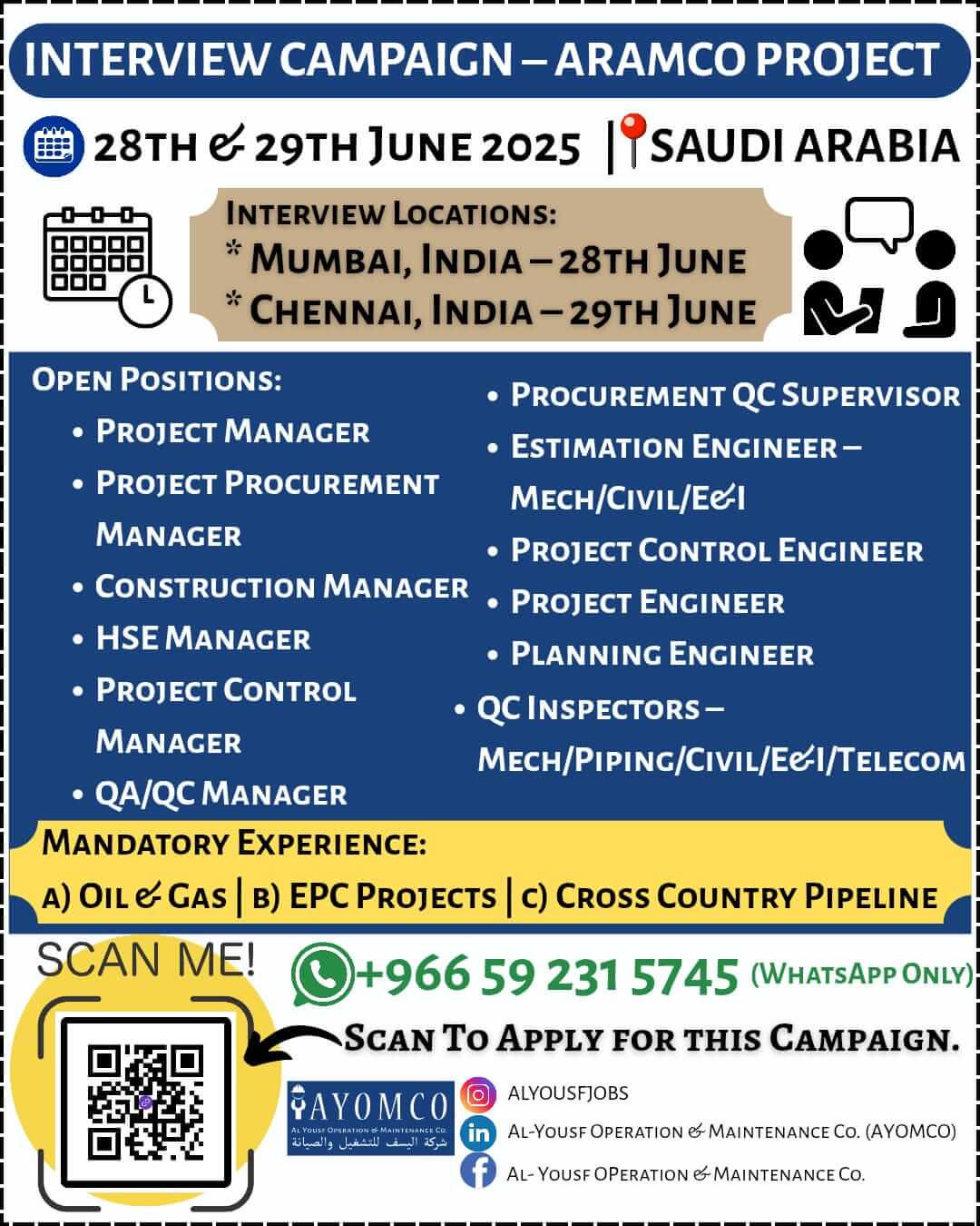 URGNETLY REQUIRED FOR A LEADING CO. IN SAUDI ARABIA - CLIENT INTERVIEW ...