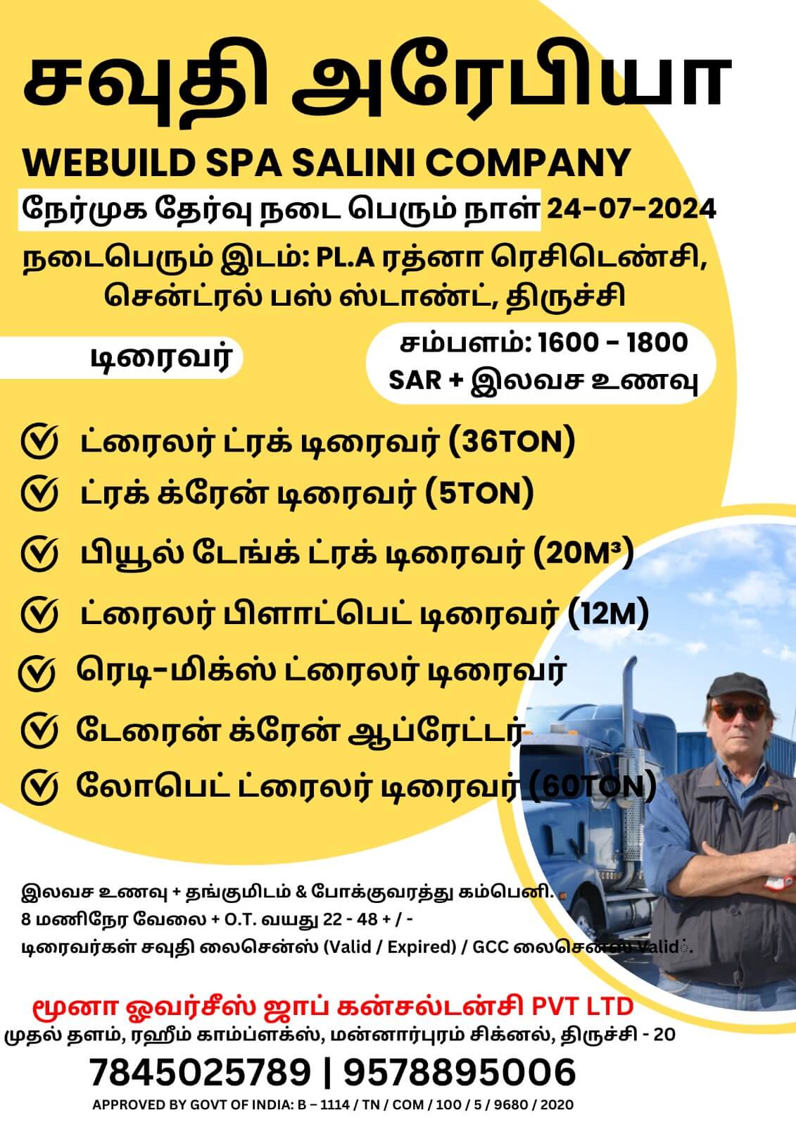 SAUDI ARABIA WEBUILD SPA SALINI COMPANY VACANCY